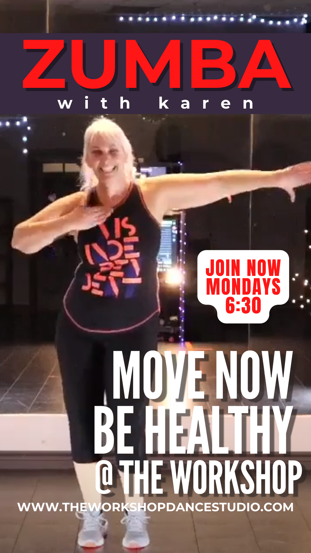 Zumba Mondays 6:30pm